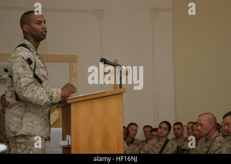 CAMP BLUE DIAMOND, AR RAMADI, Iraq -- The Marines of the camp's Ready ...