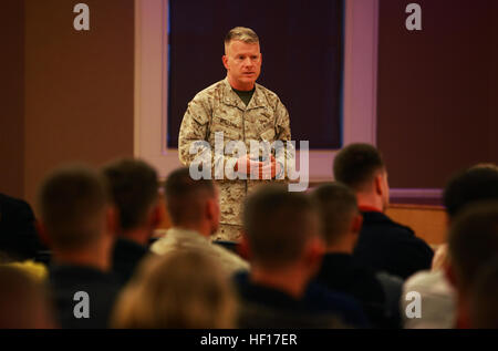 Lt. Col. Brian W. Mullery, the commanding officer of Combat Logistics ...