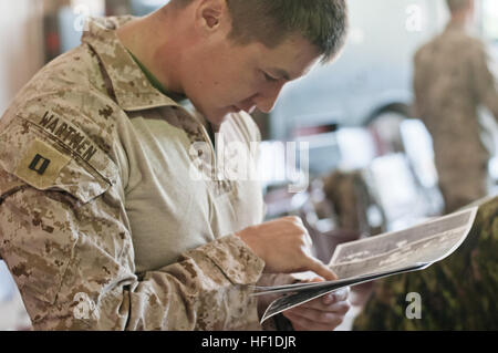 Capt. Nate Warthen from 2D Anglico, II Marine Expeditionary Force, Camp ...
