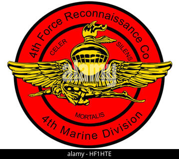 4th Force Reconnaissance Company insignia 02 Stock Photo - Alamy