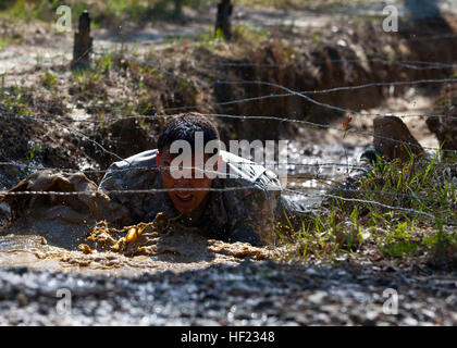 First Sgt. Joshua King, 5th Special Forces Group, completes a water ...