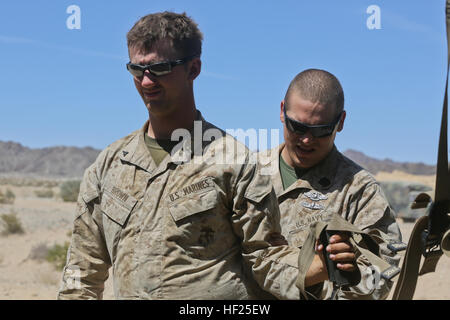 A hospital corpsman with Headquarters Battalion, 1st Marine Division ...