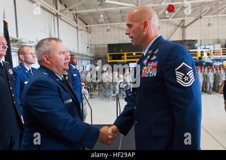 Brig. Gen. Michael L. Cunniff, third from left, the Adjutant General of ...