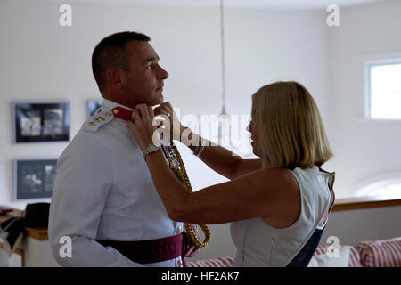 U.S. Marine Maj. Gen. Helen G. Pratt, the commanding general of 4th ...