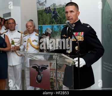 Col. Benjamin T. Watson, commanding officer for Marine Barracks ...