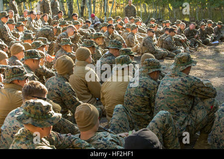 Marines from CLB-6, Combat Logistics Regiment 2, participate in an ...