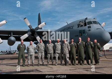 Tech. Sgt. Bryan Thompson, C-130H Hercules Loadmaster, and Lt. Col ...