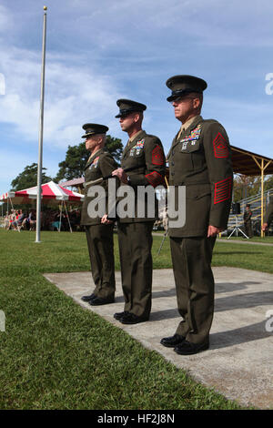 Sergeant Maj. George O. Rabidou III, the outgoing Sgt. Maj. for 8th ...