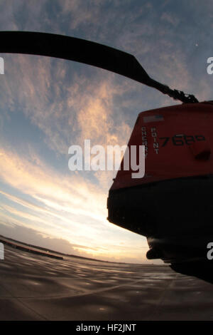 A HH-46E Sea Knight helicopter (Pedro) with Marine Transport Squadron 1 ...