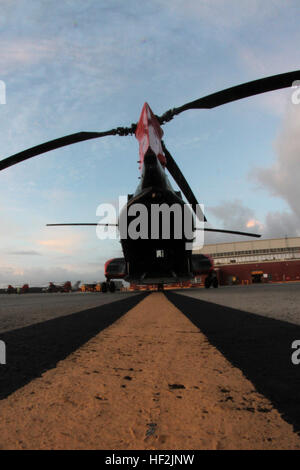 A HH-46E Sea Knight helicopter (Pedro) with Marine Transport Squadron 1 ...