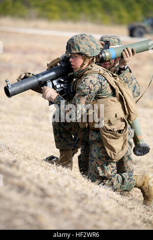 Sgt. Debra Riddle, anti-tank missileman, Anti-Armor Section, Weapons ...