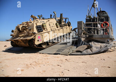 An M88A2 Hercules Armored Recovery Vehicle and M1A1 Abrams Main Stock ...