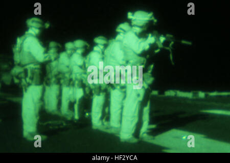 A corpsman from Jump Platoon, 3rd Battalion, 3rd Marine Regiment ...