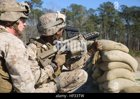 A grenadier with Alpha Company, 1st Battalion, 6th Marine Regiment ...