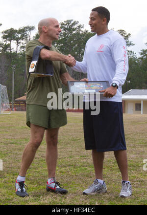 Col. Matthew St. Clair, 26th Marine Expeditionary Unit commanding ...