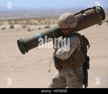 A Marine from the Tube-launched Optically-tracked Wire-guided (TOW ...