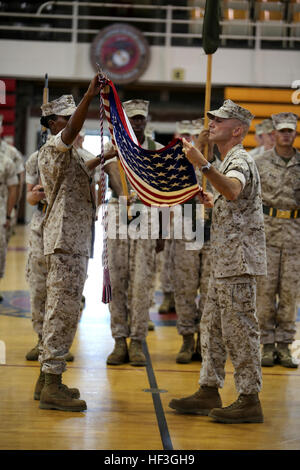 Sgt. Maj. Robin C. Fortner, sergeant major of the Ground Combat Element ...