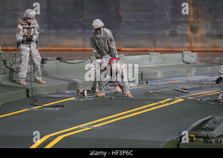 Members of the Louisiana National Guard's 2225th Multi-Role Bridge ...
