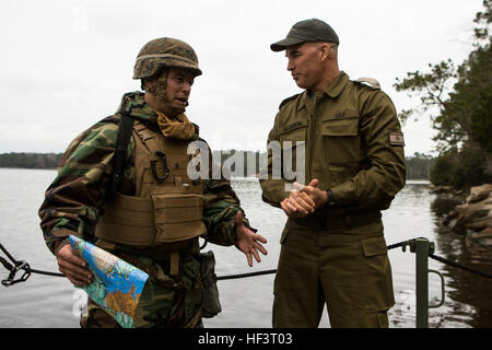 Israel Defense Forces (IDF) Brig. Gen. Ori Gordin, right, commander ...