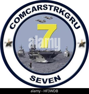 Carrier Strike Group 7 insignia (US Navy) 2011 Stock Photo - Alamy