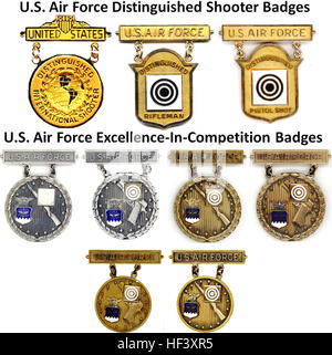USAF EIC Badges USAF EIC Badges Stock Photo - Alamy