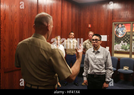 A grandson was sworn into the United States Marine Corps at Military ...