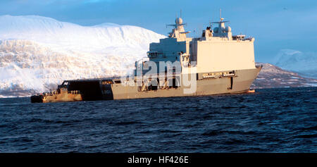 HNLMS Johan de Witt (L801), a Rotterdam-class landing platform dock operated by the Netherlands ...