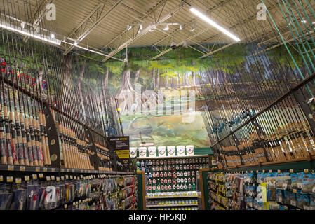 fishing equipment interior of bass pro shops outdoor world orlando ...