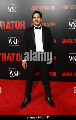 Actor Juan Cely attends the New York premiere of "The Infiltrator" at ...