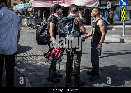 Refugee smugglers - 16/09/2015 - Turkey / Turkey / Izmir - The phone of ...