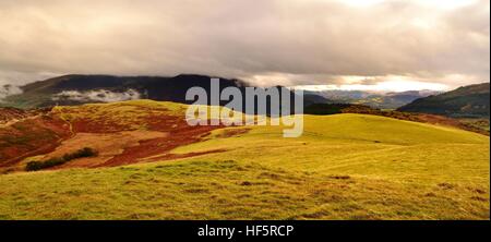 Low Cloud and Inversion over Skiddaw Stock Photo - Alamy