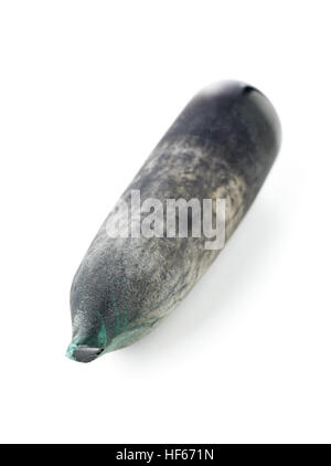 Synthetic sapphire boule produced by the Verneuil process Stock Photo ...