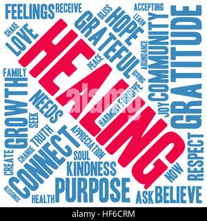 Healing Word Cloud Stock Vector Image & Art - Alamy