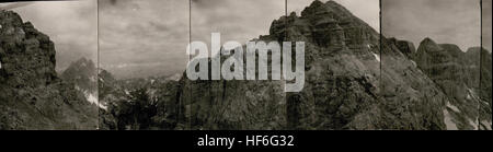 Panoramic view of Kastrein from an infantry position on July 25, 1917 ...