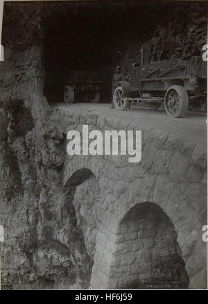 Construction of Barricata Street during World War I, showing military ...