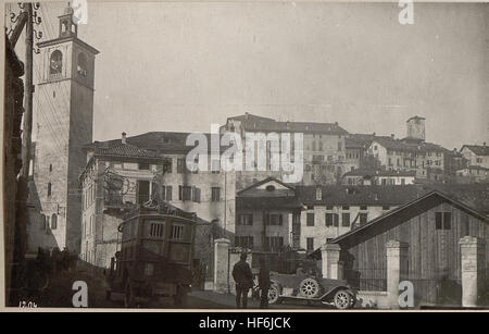 Feltre, Via Duomo, World War I, Europeana Collections Stock Photo - Alamy