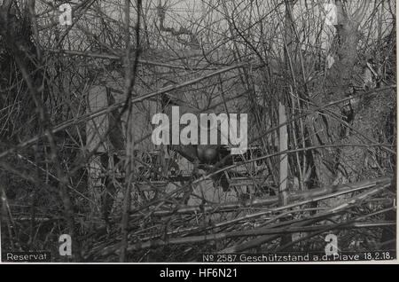 Position at Piave River on February 16, 1918, World War I, part of ...
