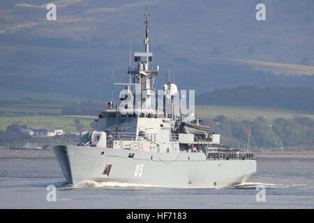 FNS Uusimaa (05), a Hameenmaa-class minelayer of the Finnish Navy ...
