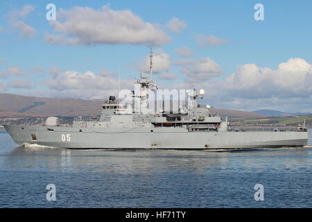 FNS Uusimaa (05), a Hameenmaa-class minelayer of the Finnish Navy ...