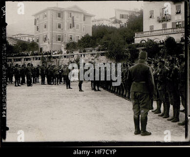 Parade of Infantry Regiment No. 59 before Emperor Karl in Trient, First ...
