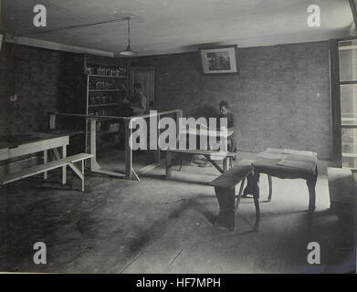 A photograph of a soldiers' home (Soldatenheim) during World War I. The ...