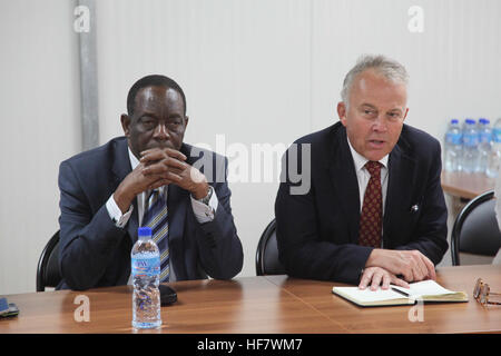 Michael Keating, SRSG for the UN, and Ambassador Francisco Caetano ...