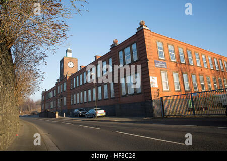Chesterfield,UK,Blue Skies over the Clocktower Business Centre in ...