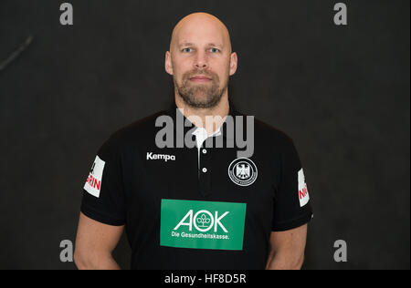 German national handball team vice coach Axel Kramer poses for a ...