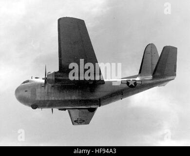 Budd RB Conestoga in flight Stock Photo - Alamy