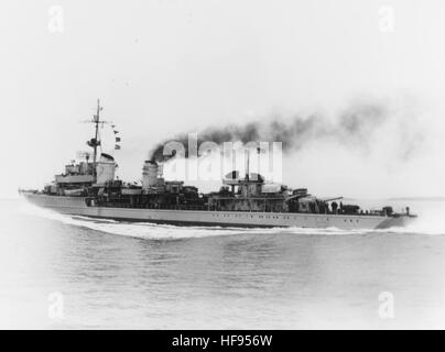 Captured German destroyer Z39 underway off Boston in August 1945 Stock ...