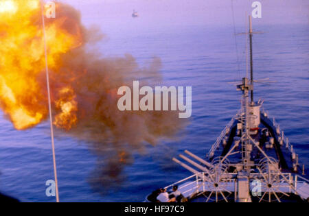 CLG-5 firing forward guns early 1970s Stock Photo - Alamy