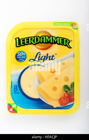 Leerdammer cheese light 8 slice pack Stock Photo - Alamy