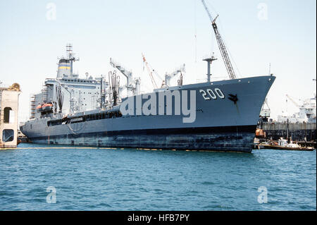 A starboard bow view of the fleet oiler USS MONONGAHELA (AO 178 ...