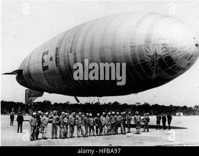 H-class blimp, a lighter-than-air craft, used for surveillance ...